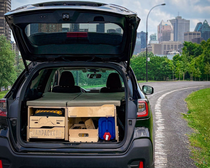 Car-camping kit - modular conversion kit for SUV | Vanpackers®