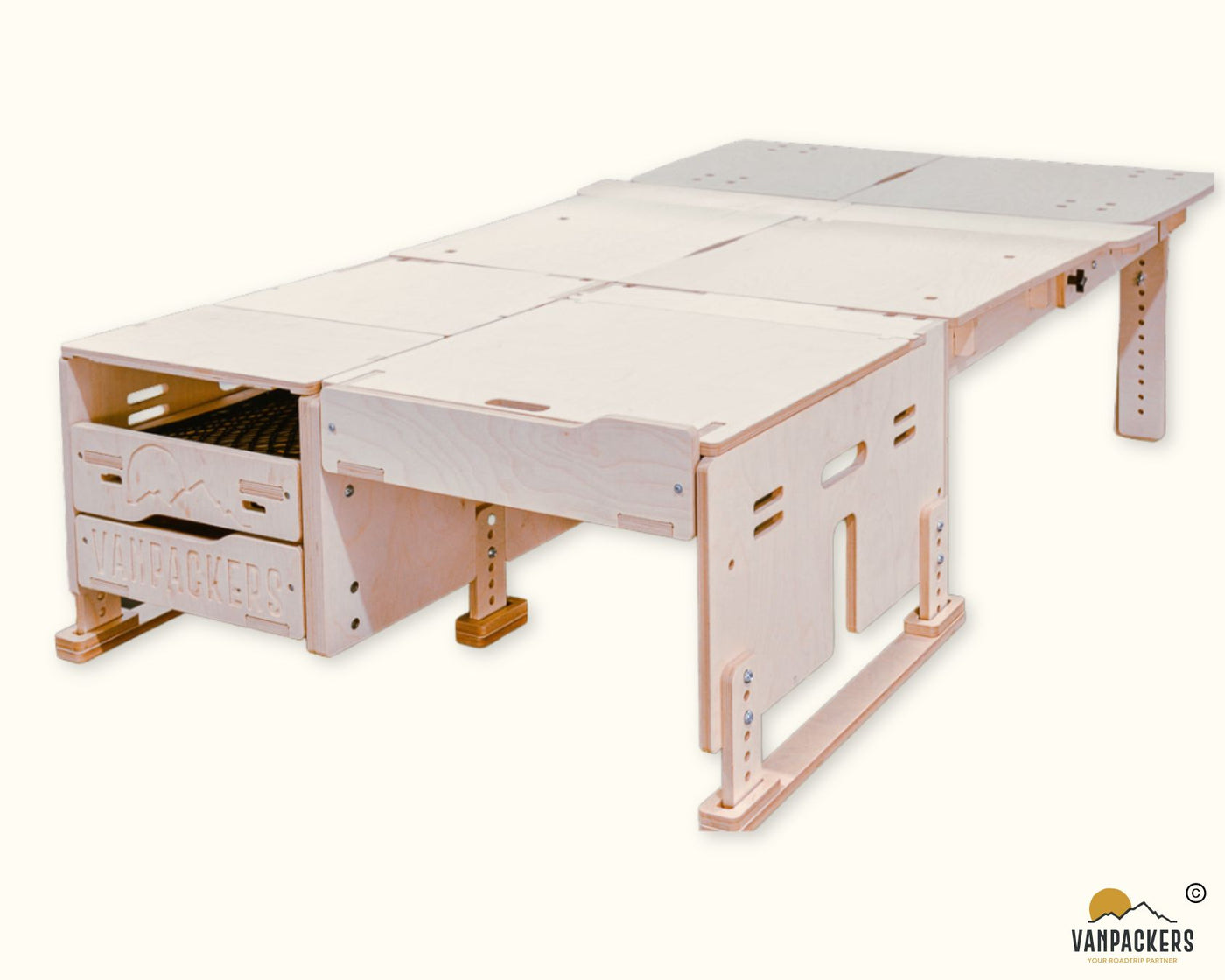 Car-camping kit - modular conversion kit for SUV | Vanpackers®