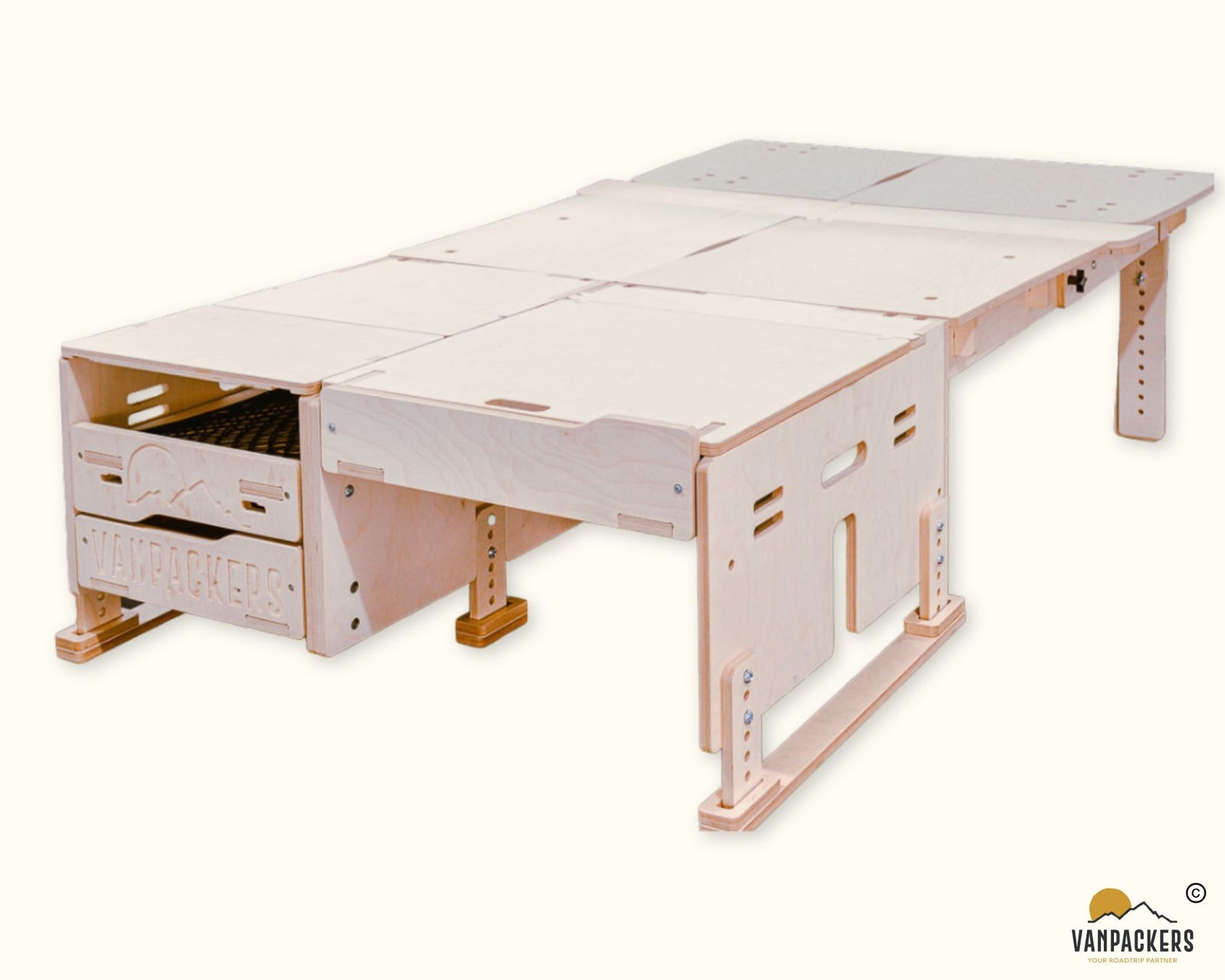 Car-camping kit - modular conversion kit for SUV | Vanpackers®