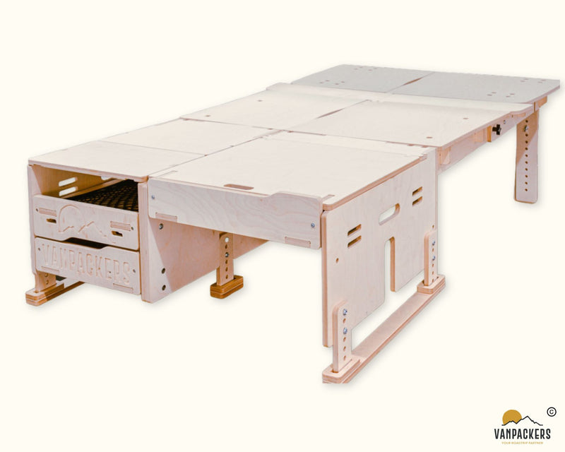 Car-camping kit - modular conversion kit for SUV | Vanpackers®