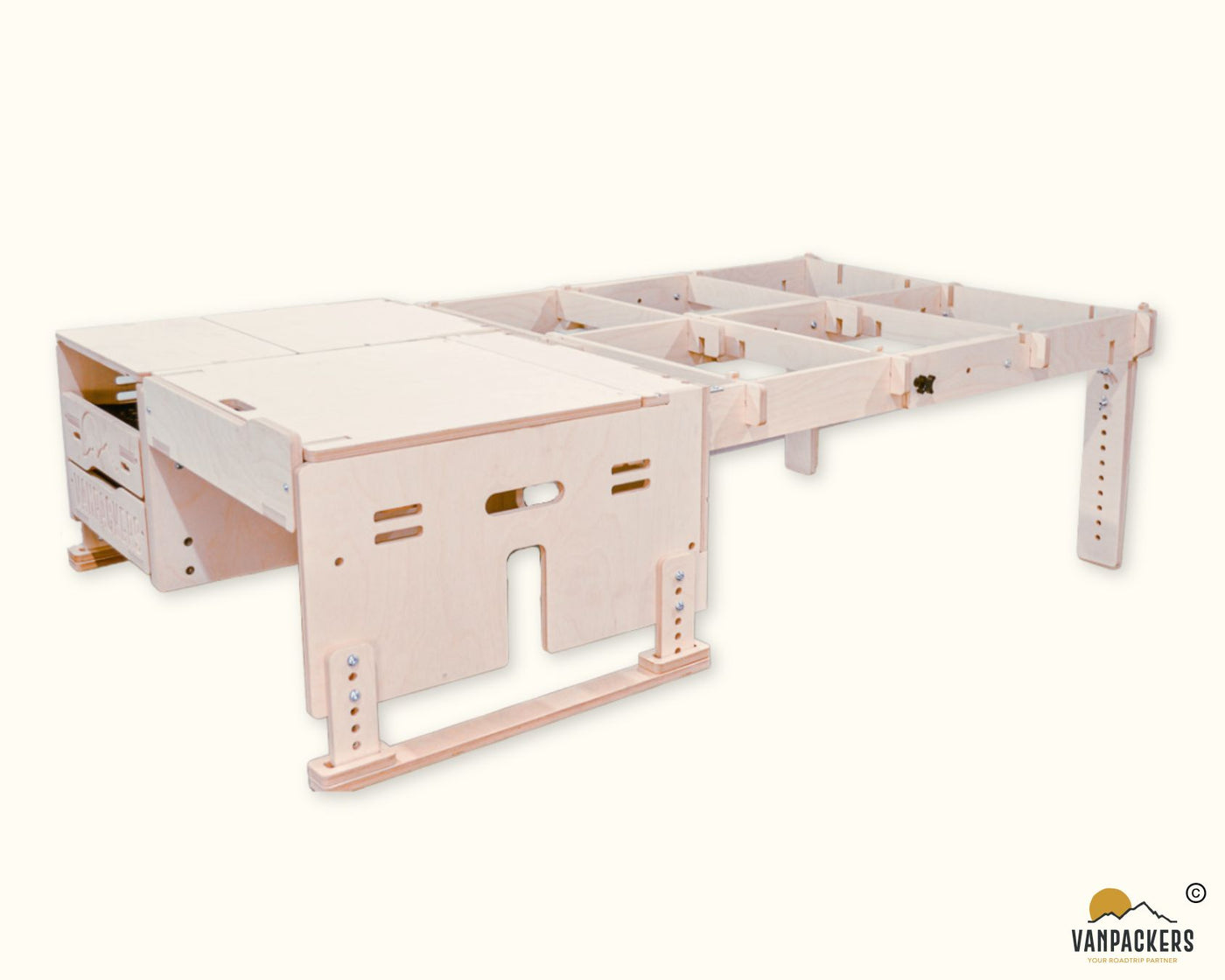 Car-camping kit - modular conversion kit for SUV | Vanpackers®